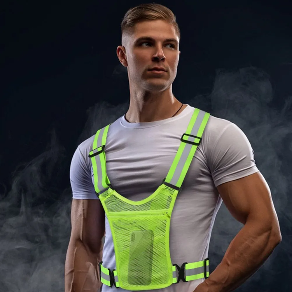 Reflective-Vest-Running-Gear-High-Visibility-Adjustable-Runner ...