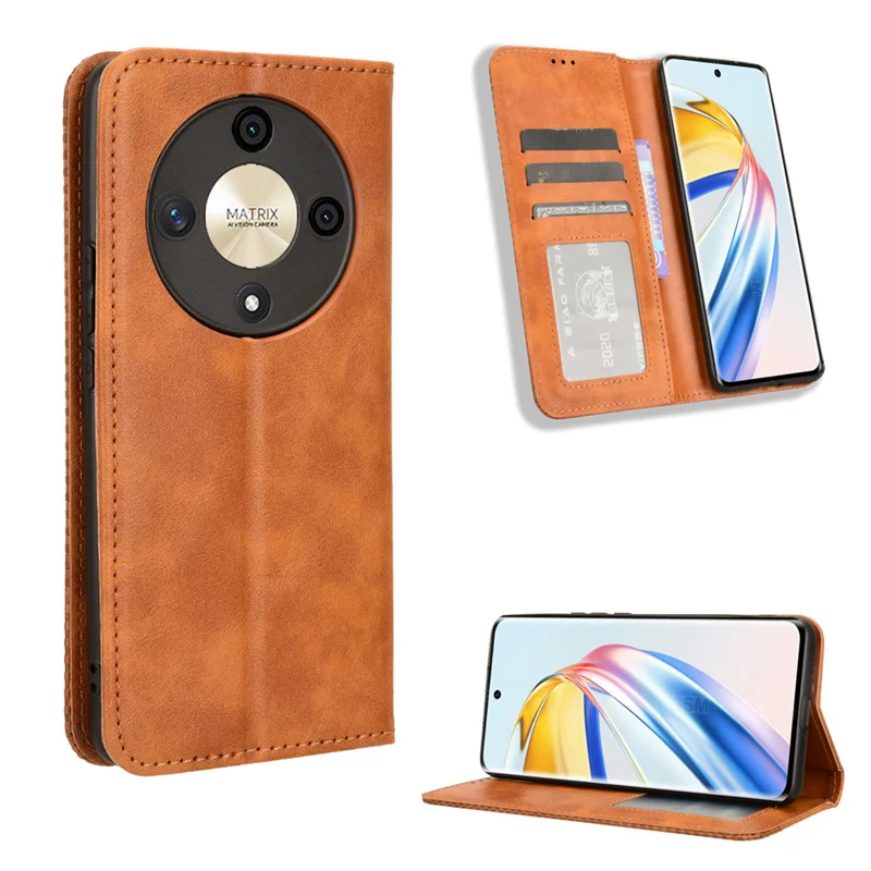 For-Huawei-Honor-X9B-Cover-Luxury-Flip-PU-Leather-Wallet-Magnetic ...