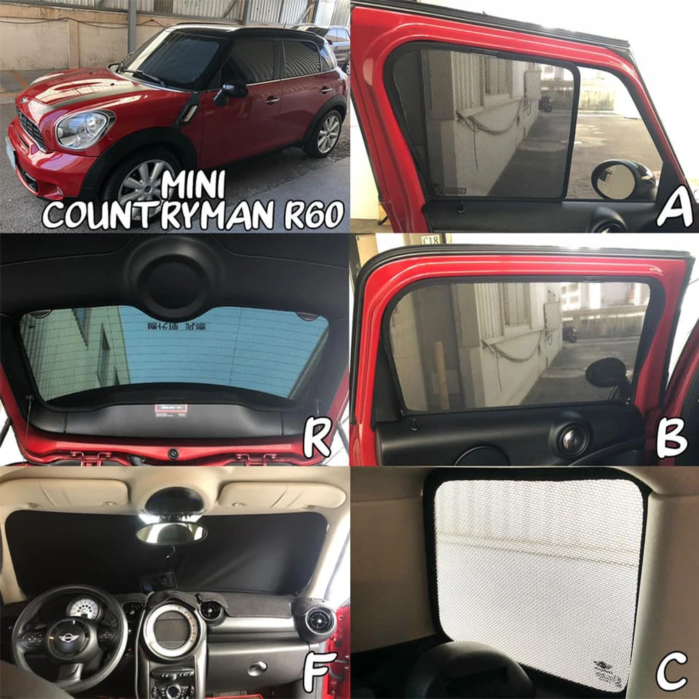 For Mini Countryman R60 2010-2016 Magnetic Car Sunshade Shield Front ...