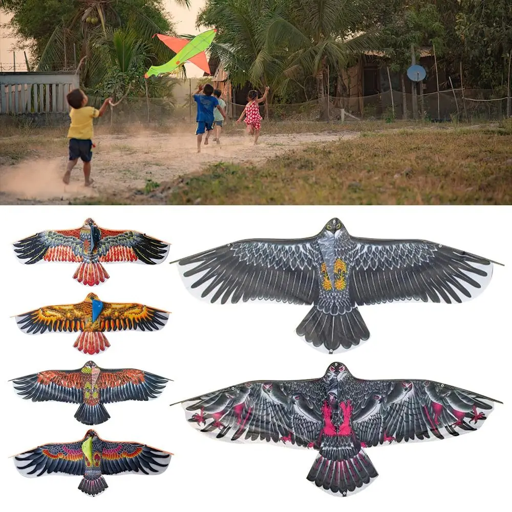 1.1m Eagle Kite With 30 Meter Kite Line Large Eagle Flying Bird Kites ...