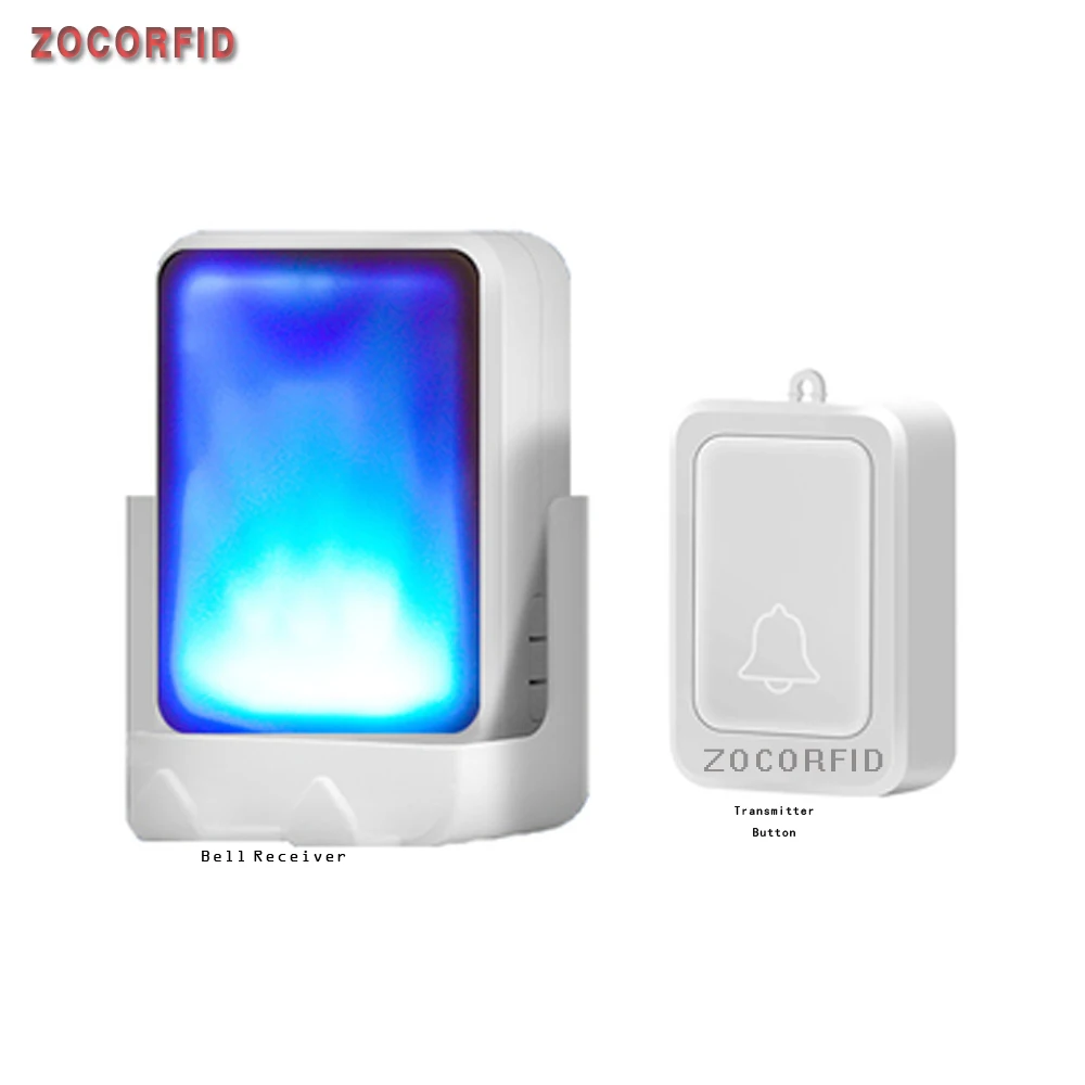 7-Colors-Light-Flash-Changable-Music-Doorbell-Home-Wireless-Door-Chime ...