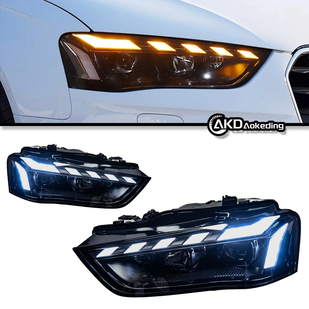 Auto Parts For A4 B8.5 Headlights 2013-2016 RS5 Design Styling LED ...