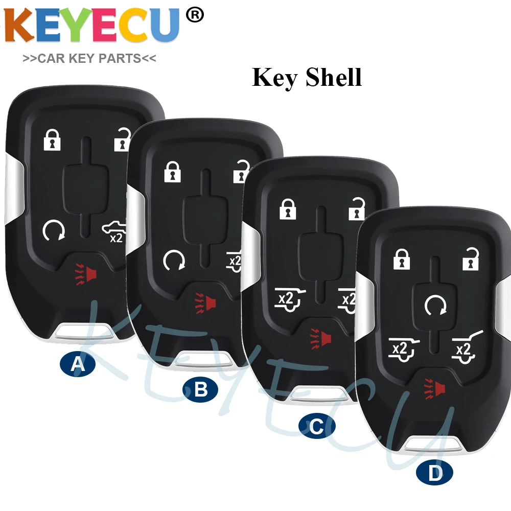 Remote-Car-Key-Shell-Case-Fob-5-6-Buttons-for-GMC-Yukon-Yukon-XL ...