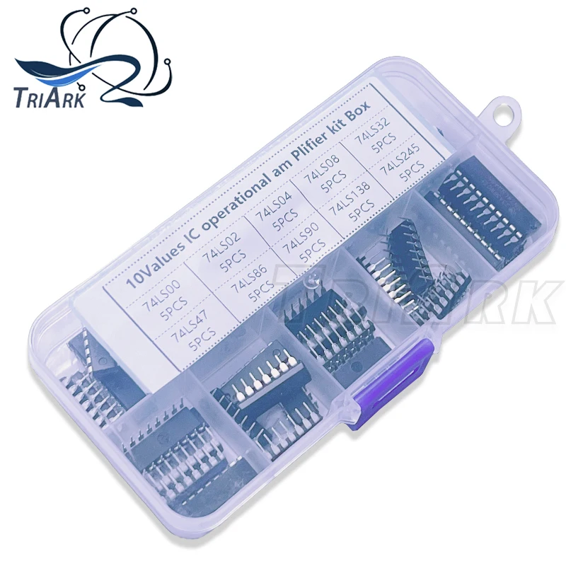 KIT de combinación de circuito integrado DIP IC, Chip 74LS00, 74LS02 ...