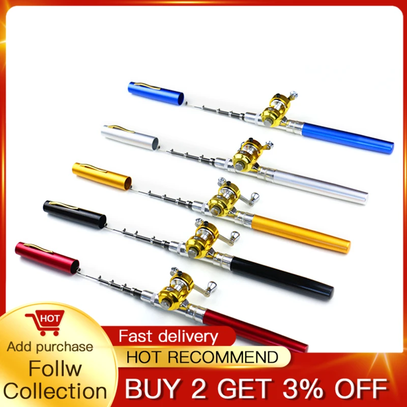 Mini-Fishing-Rod-Pole-Portable-Pocket-Telescopic-Rod-Pen-Shape-Folded ...