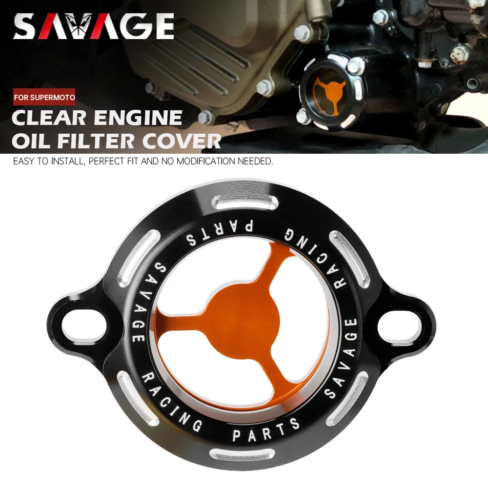 Engine Oil Filter Cover | Motorcycle Accessories | Supermoto ...