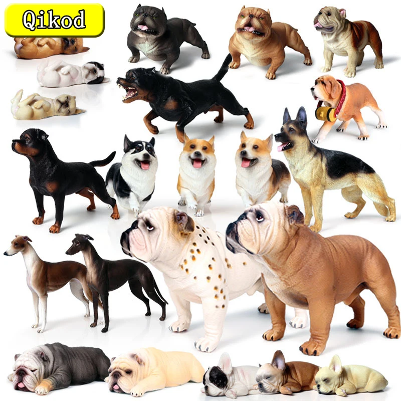 Big-Size-Dog-Simulation-Animal-Solid-PVC-Bull-Terrier-Rottweiler-Shiba ...