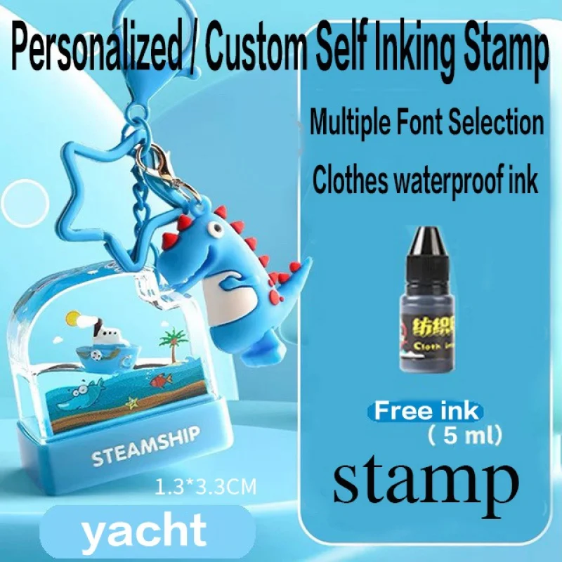 Stamp Personalized 【Free ink】/ Custom Self Inking Stamp Personalised ...