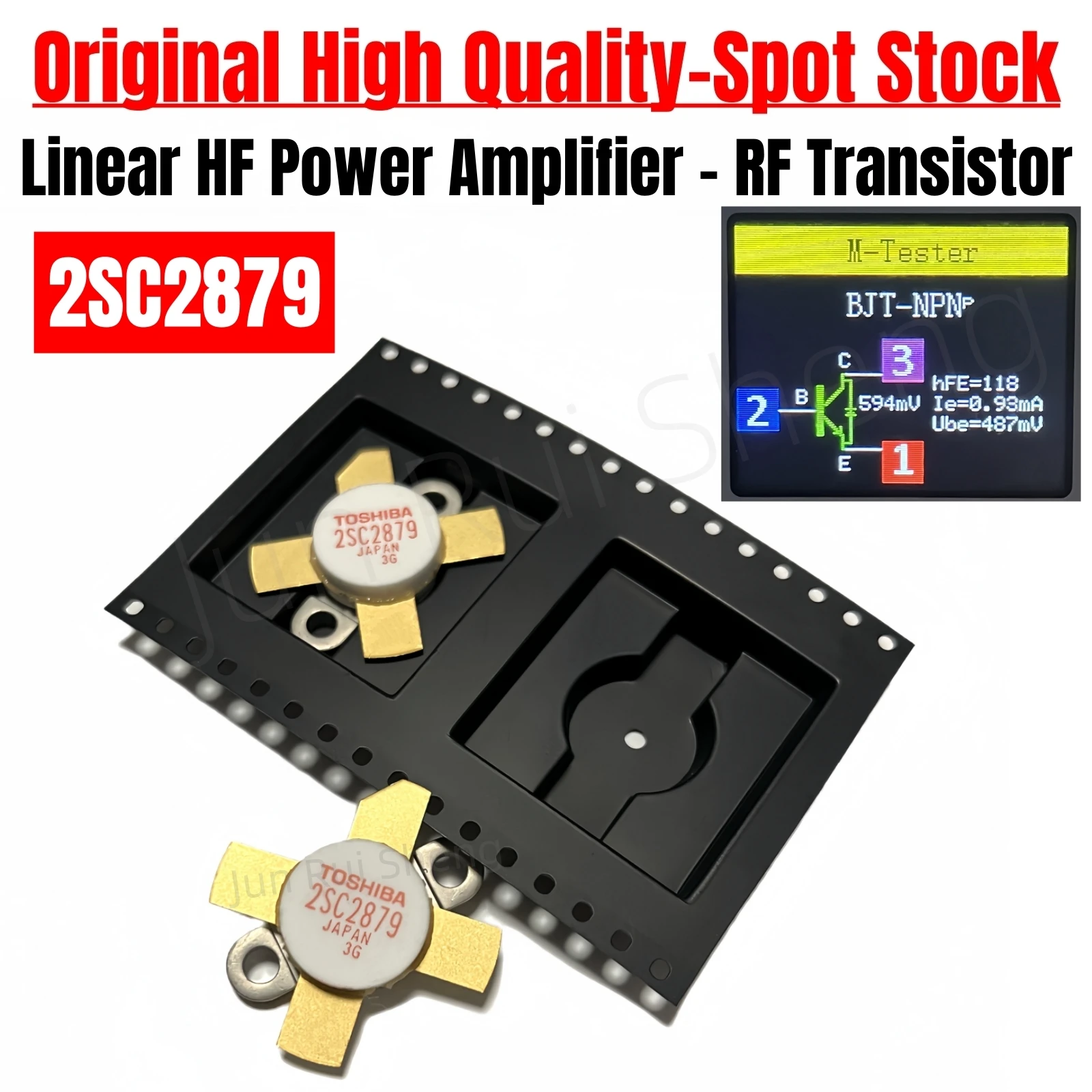 Amplificador-de-pot-ncia-linear-do-silicone-do-TOSHIBA-HFE-transistor ...