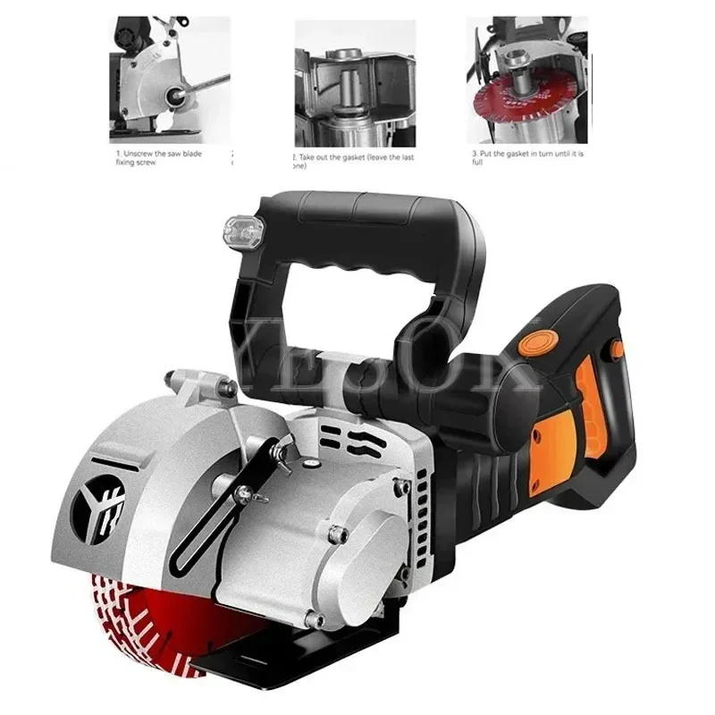 220V-8900W-Electric-Wall-Chaser-Handheld-Laser-Slotting-Machine-Brick ...