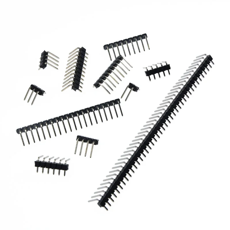 10Pcs-R-A-2-54mm-Single-Row-Right-Angle-Male-Breakaway-PCB-Board-Header ...