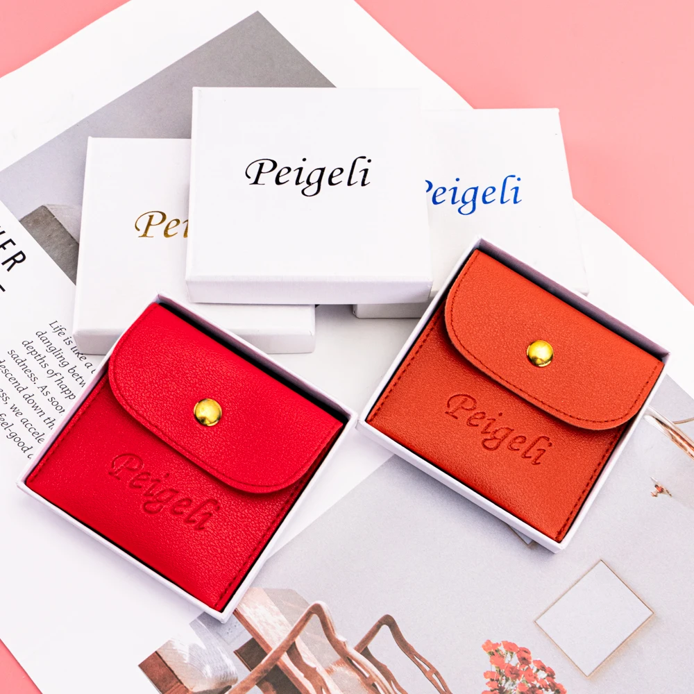 10pcs-Luxury-9x9x1-6cm-White-Jewelry-Boxes-with-8x8cm-PU-Leather-Snap ...