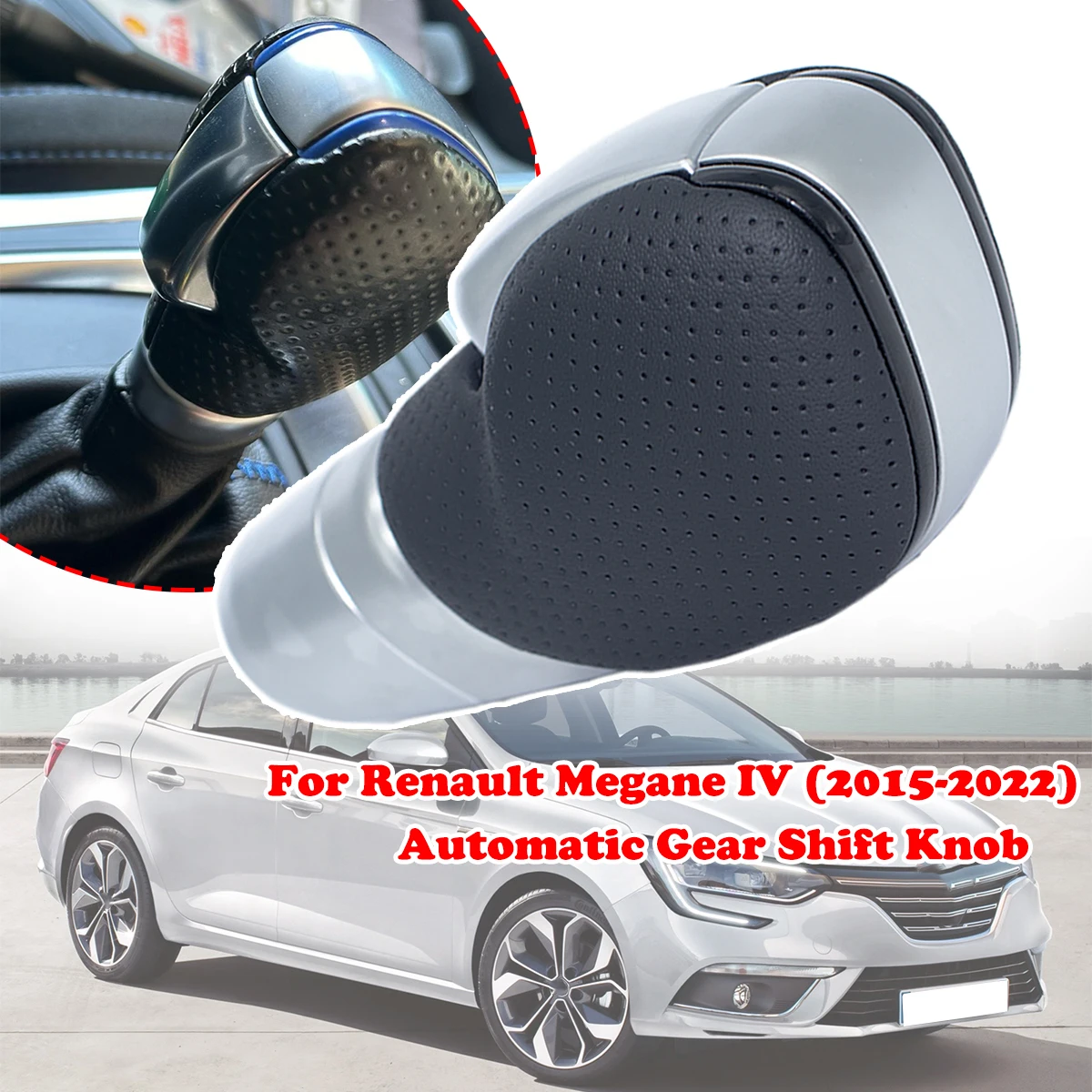 For Renault Megane IV Mégane Grandcoupé Automatic Gear Shift Knob Replace Head Car Gear Knob ...