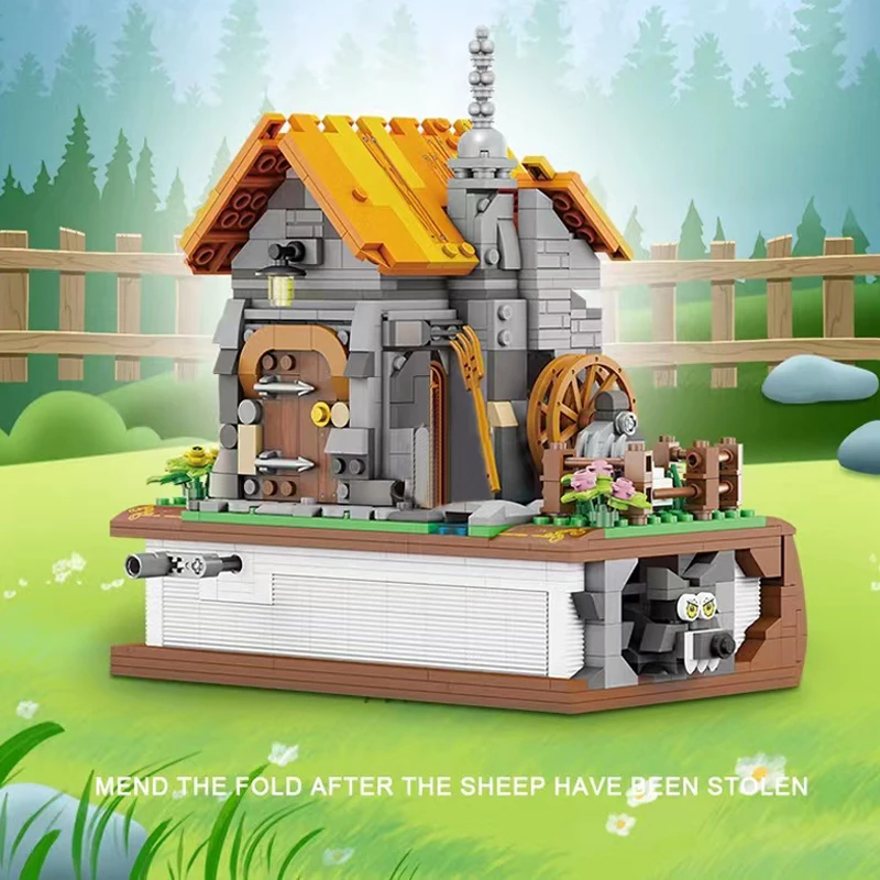 New-LOZ-Creative-Gloden-Farming-Hut-Book-Toys-Building-Block-Idea ...