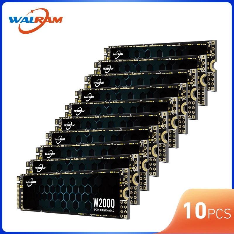WALRAM-10pcs-M-2-NVMe-SSD-256GB-128GB-512GB-1TB-M2-PCIe-Solid-State ...