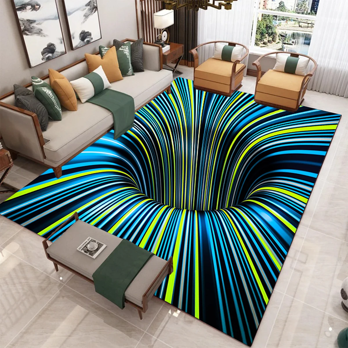 Optical Illusion Carpets