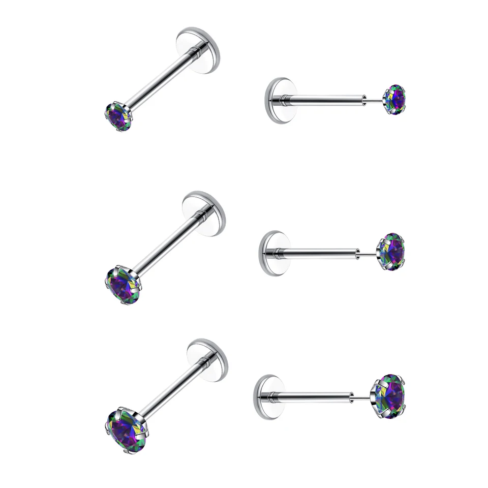 Surgical Steel Nose Ring MILACOLATO 20G Nose Rings 316L Surgical Stainless Steel Nose Ring Studs ...