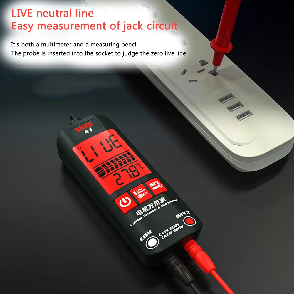 A1 Fully Automatic Anti Burn Intelligent Digital Multimeter LCD Display ...