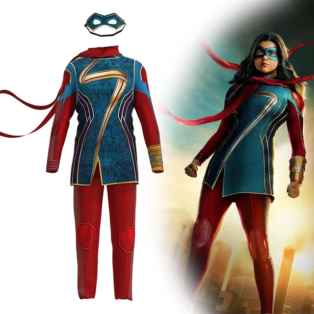 Ms Marvel Cosplay Costume