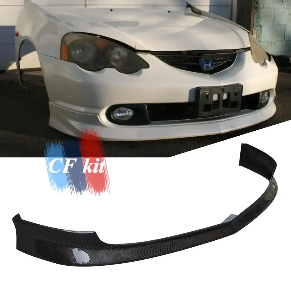 Carbon-Fiber-Front-Spoiler-Bumper-Lip-Splitters-For-Honda-ACURA-RSX-DC5 ...