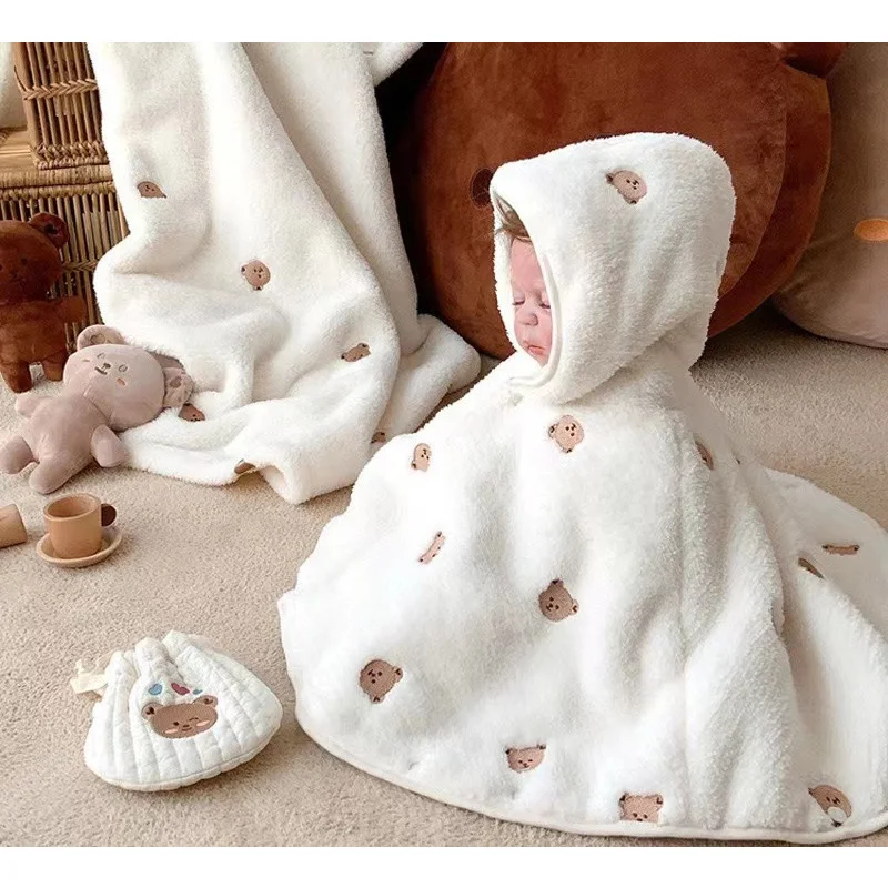 Girl Cloak Baby Cape Coat Spring Newborn Outing Shawl Top Kids Clothing ...