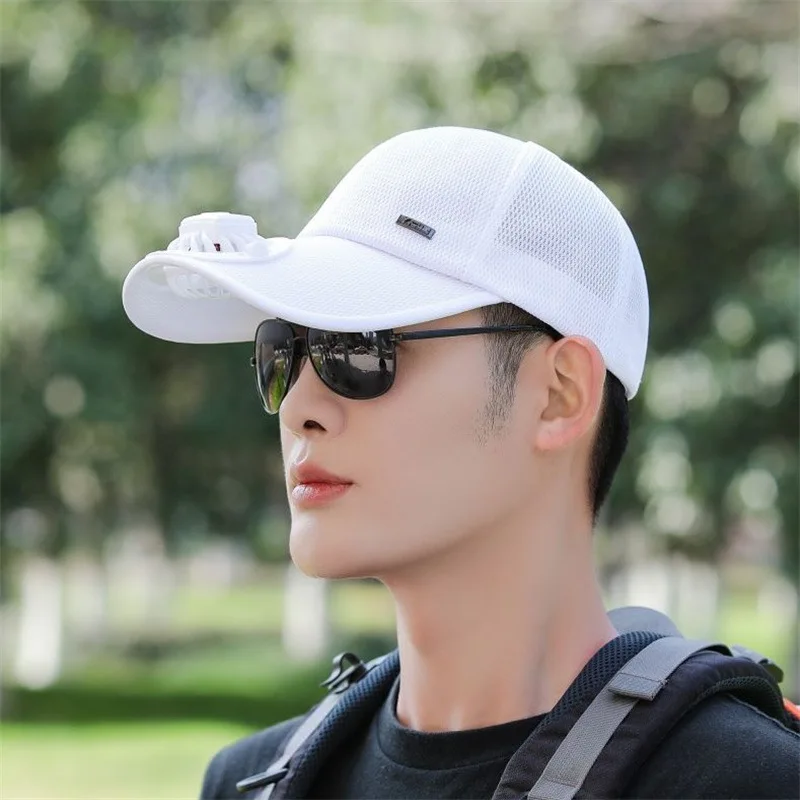 New-Spring-Summer-Men-s-and-Women-s-Sun-Proof-Mesh-Breathable-Fan ...