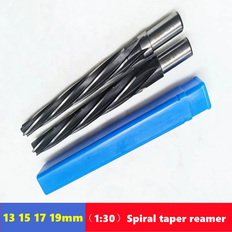 1：30 HSS spiral taper reamer 13mm 15mm 17mm 19mm, CNC drilling tool for ...