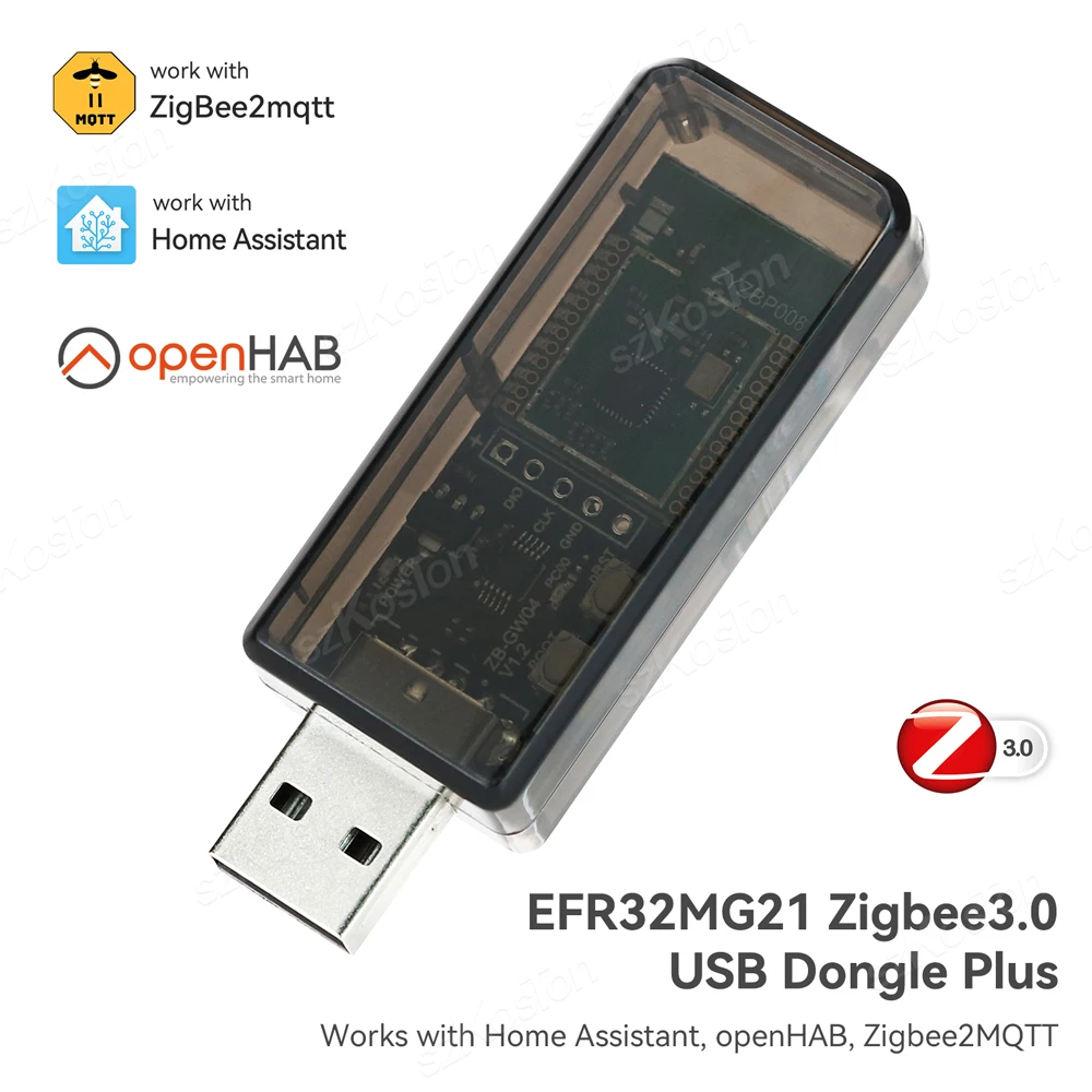 ZigBee Dongle USB 3,0 Plus Silicon Labs Mini EFR32MG21, módulo de Chip de puerta de enlace ...