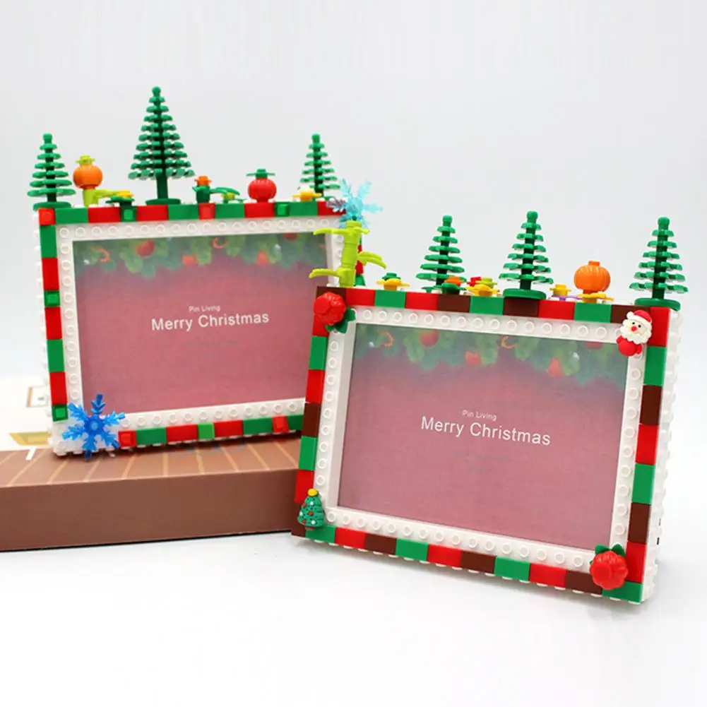 6-7Inch-Christmas-Photo-Frame-Handmade-Gift-giving-Building-Block ...