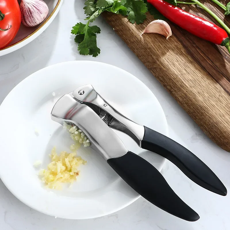 Kitchen-Garlic-Press-Manual-Garlic-Masher-Stainless-Steel-Press ...