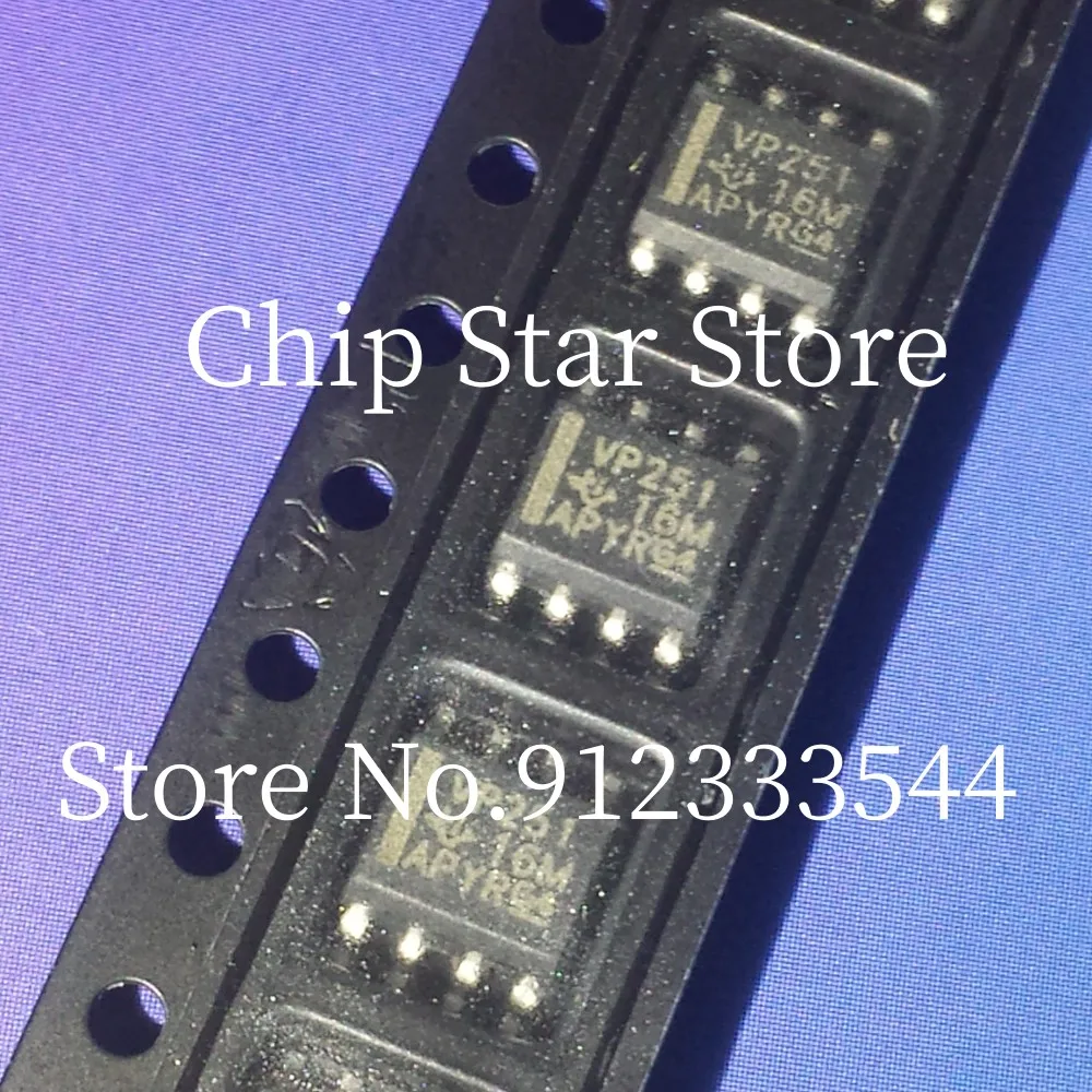 5-100pcs-SN65HVD251DR-SN65HVD251-SN65-SOIC8-CAN-Interface-100-New-And ...