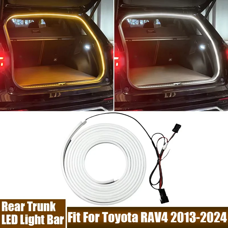For Toyota RAV4 2013-2024 Rear Trunk LED Atmosphere Light Bar Strip ...