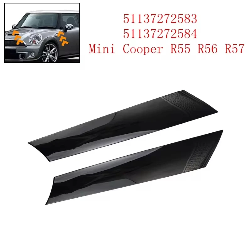 Windshield-Post-Trim-A-Pillar-Molding-Cover-For-Mini-Cooper-R55-R56-R57 ...