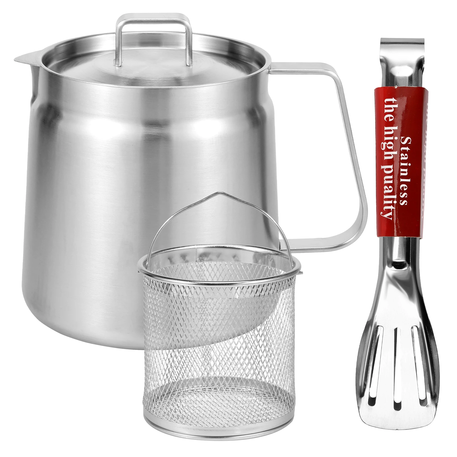 304-Stainless-Steel-Oil-Filter-Pot-with-Strainer-2L-Oil-Strainer-Pot ...