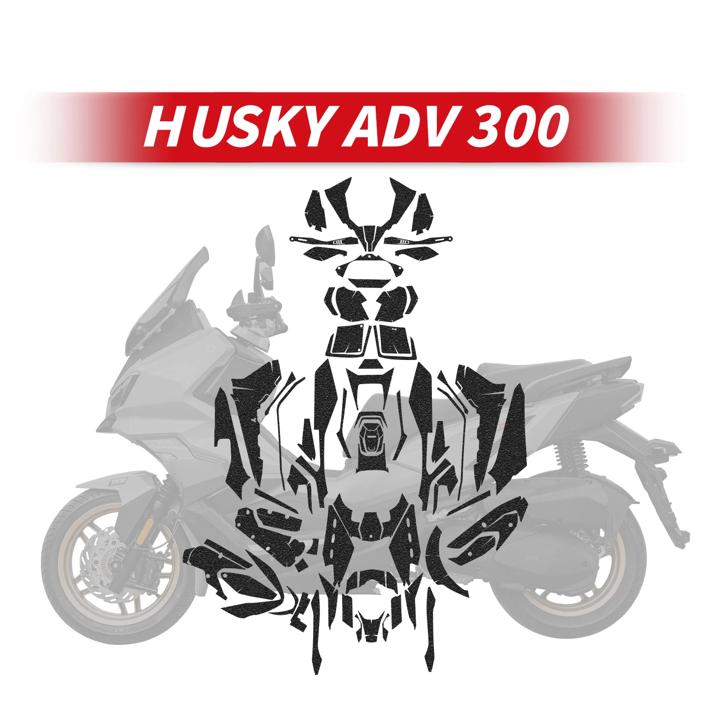 SYM HUSKY ADV 300 Motorcycle Sticker Kits: Real-World Fit, Durability ...