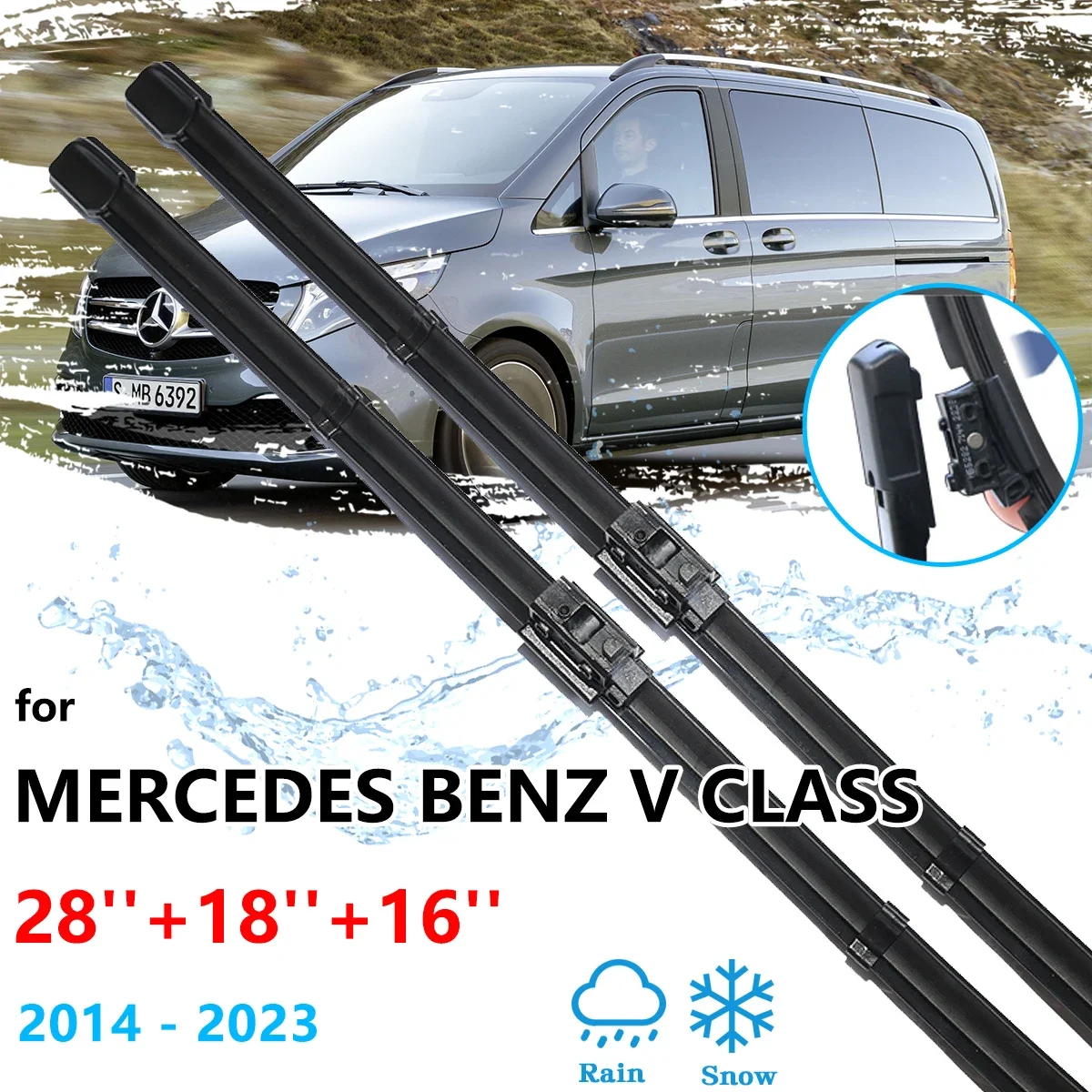 For-Mercedes-Benz-Vito-Viano-V-Class-W447-2014-2023-Front-Rear-Wiper ...