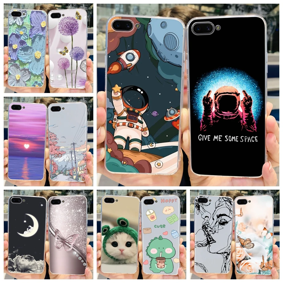 For Oppo A3s Case Oppo A5 AX5 Cute Painted Cover Soft Silicone Phone Case For Oppo A5 AX5 ...