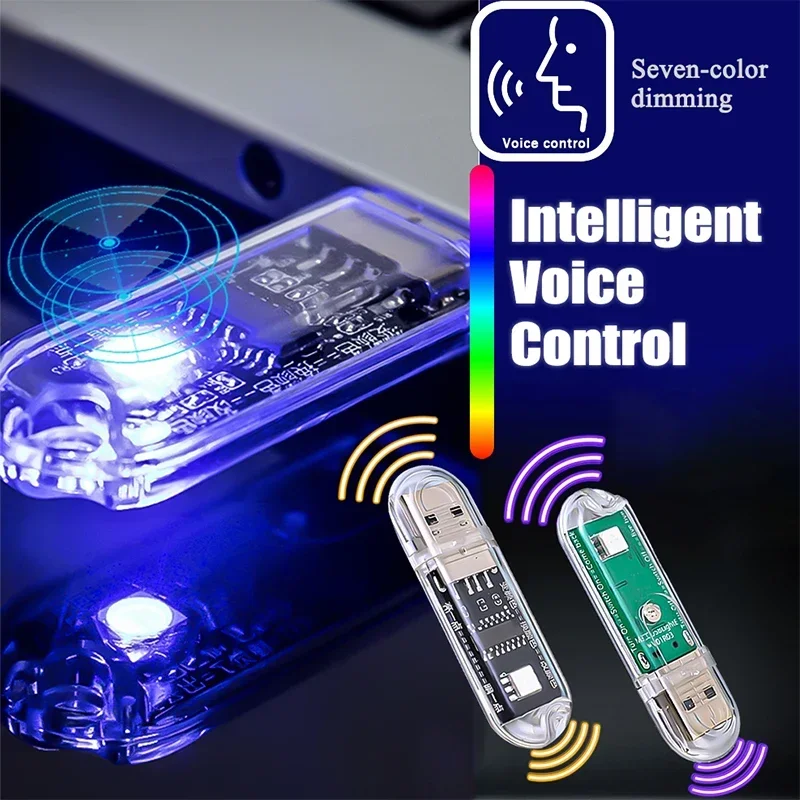 Smart-Voice-Control-Night-Light-Colorful-USB-Night-Light-No-Internet ...