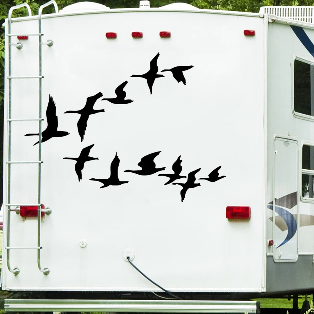 11Pcs-Migration-of-Birds-Caravan-Truck-Car-Sticker-Decal-Nature-Animal ...