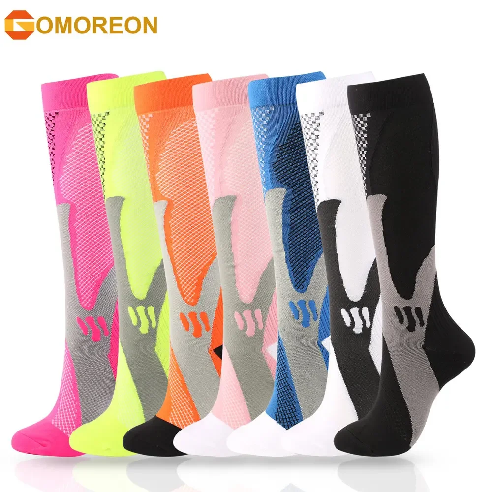 1Pair-Medical-Sport-Compression-Socks-Nylon-Calf-Socks-for-Running ...
