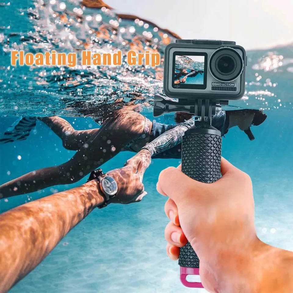 Dji Action Floating Handle Grip For GoPro Hero 12/11/10/9, Insta360 X4 ...