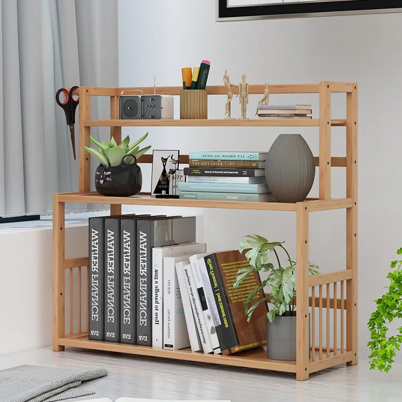 Office-Storage-Holder-Rack-Desk-Student-Bookshelf-Simple-Desktop ...