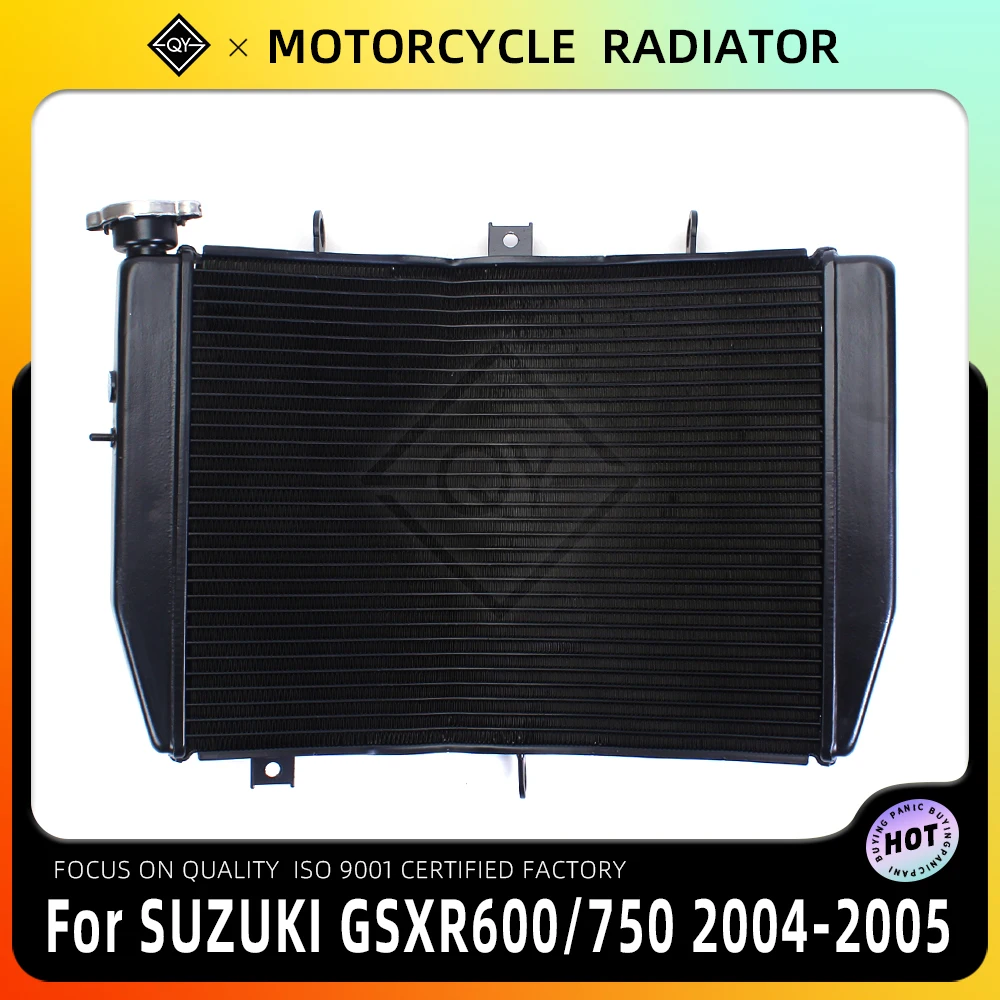 LQYL Motorcycle Radiator Cooler Cooling Water Tank For SUZUKI GSXR600 ...