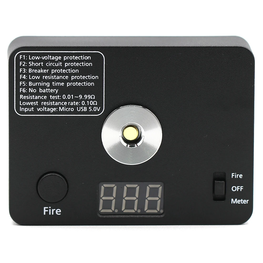 Coil Burning Ohm Tab 18650 Measure Resistance Building Platform ...