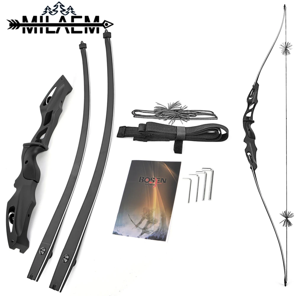 1-Set-64-Inch-Longbow-20-50-Lbs-Takedown-Bow-Limbs-Aluminum-Alloy ...