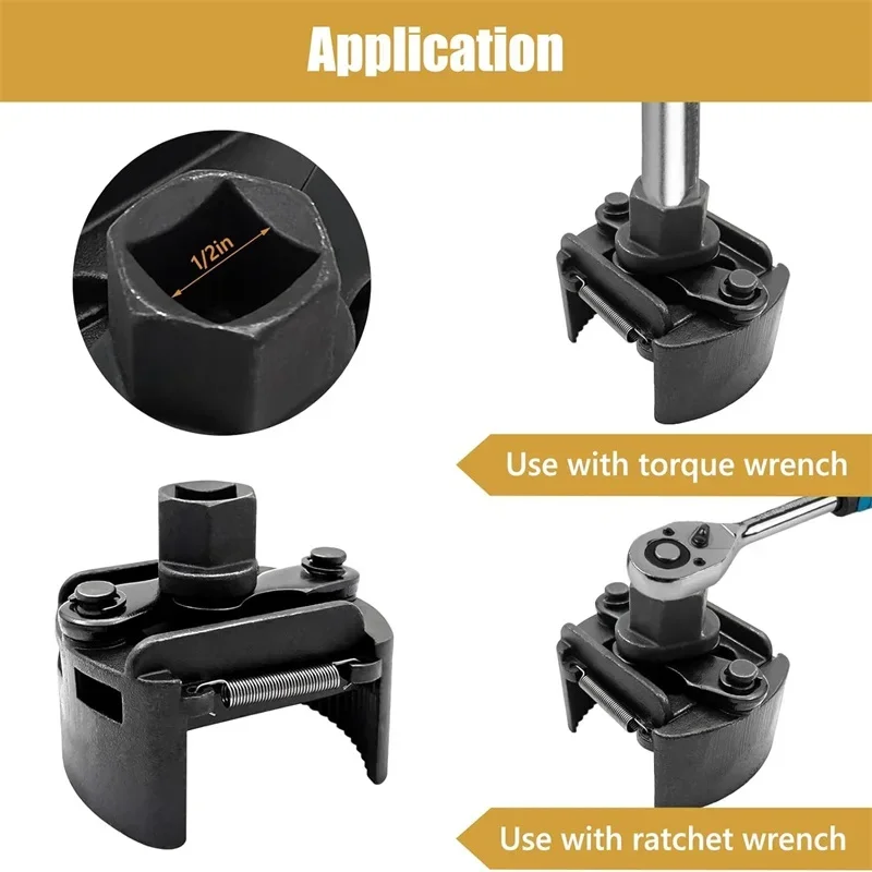 New-Two-Jaws-Oil-Filter-Wrench-Fuel-Filter-Remover-60mm-105mm-Cast ...