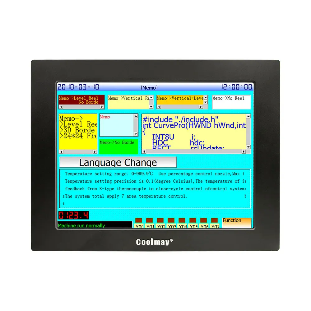 Panel-de-pantalla-t-ctil-de-interfaz-de-m-quina-humana-HMI-Industrial ...