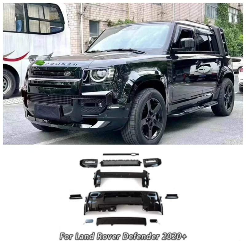 For Land Rover Defender 110/90 2020-2023+ High Quality Abs Black Car ...