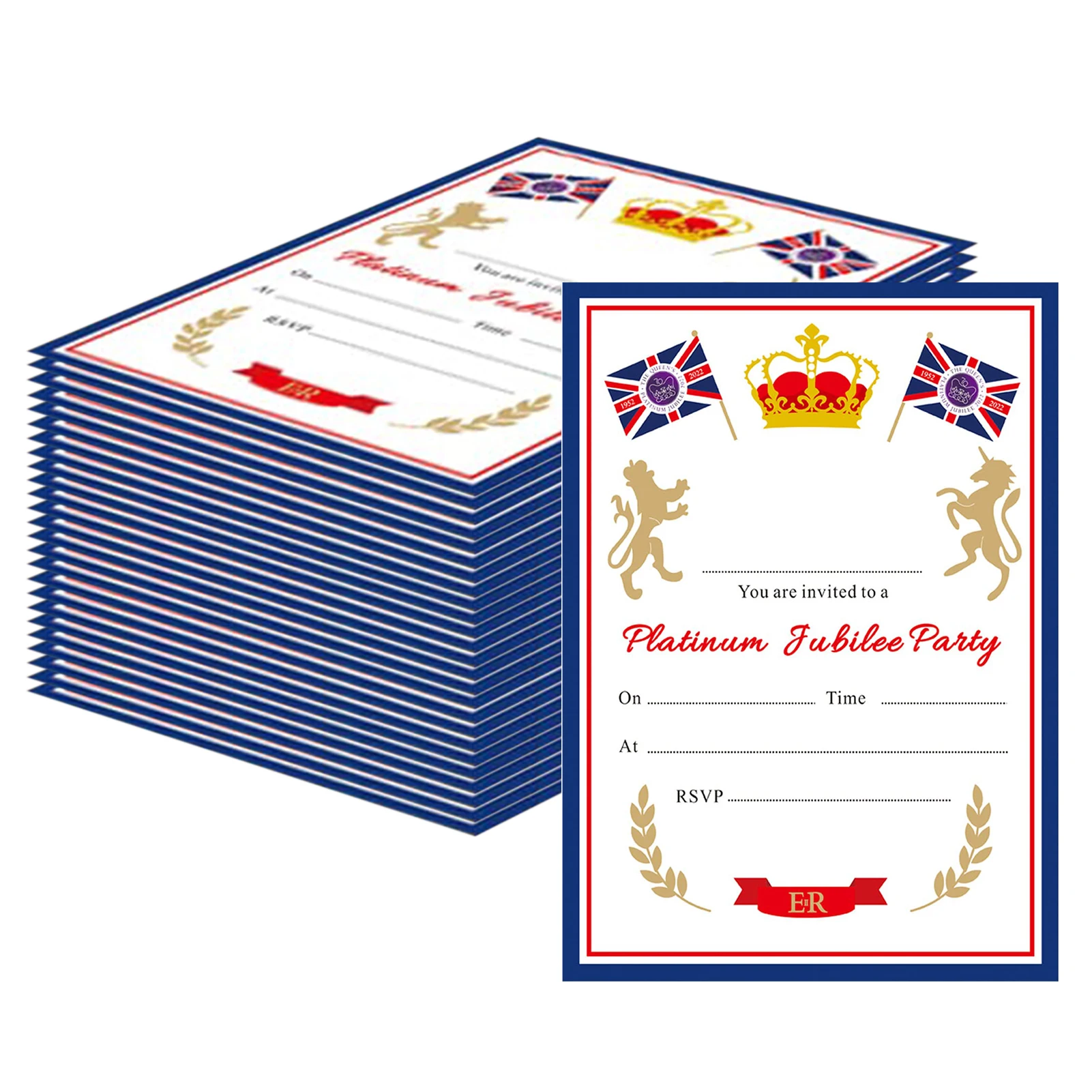 British Themed Party Invitations