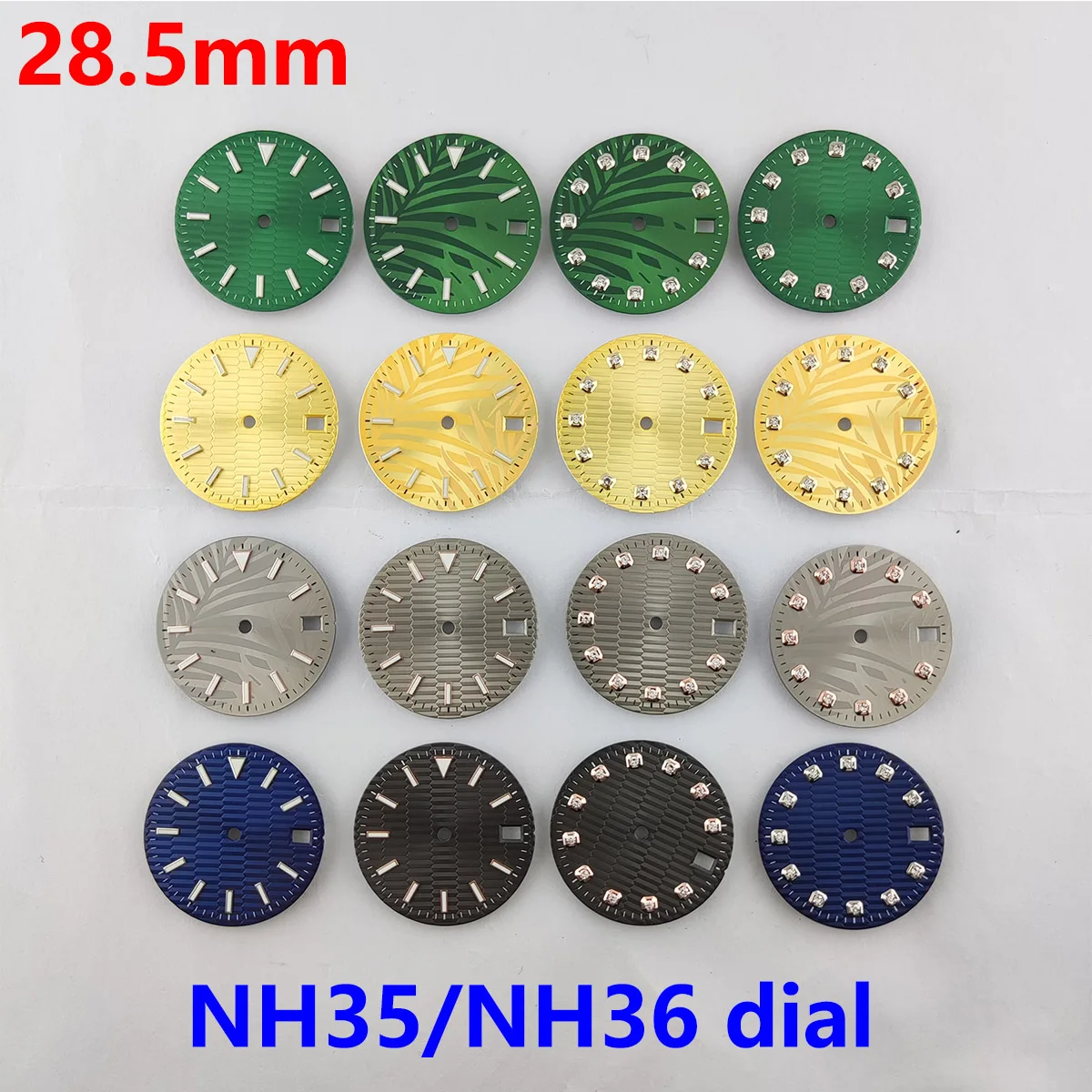 new-28-5mm-nh35-dial-nh36-dial-custom-logo-Diamond-dial-NH35-case-nh35 ...